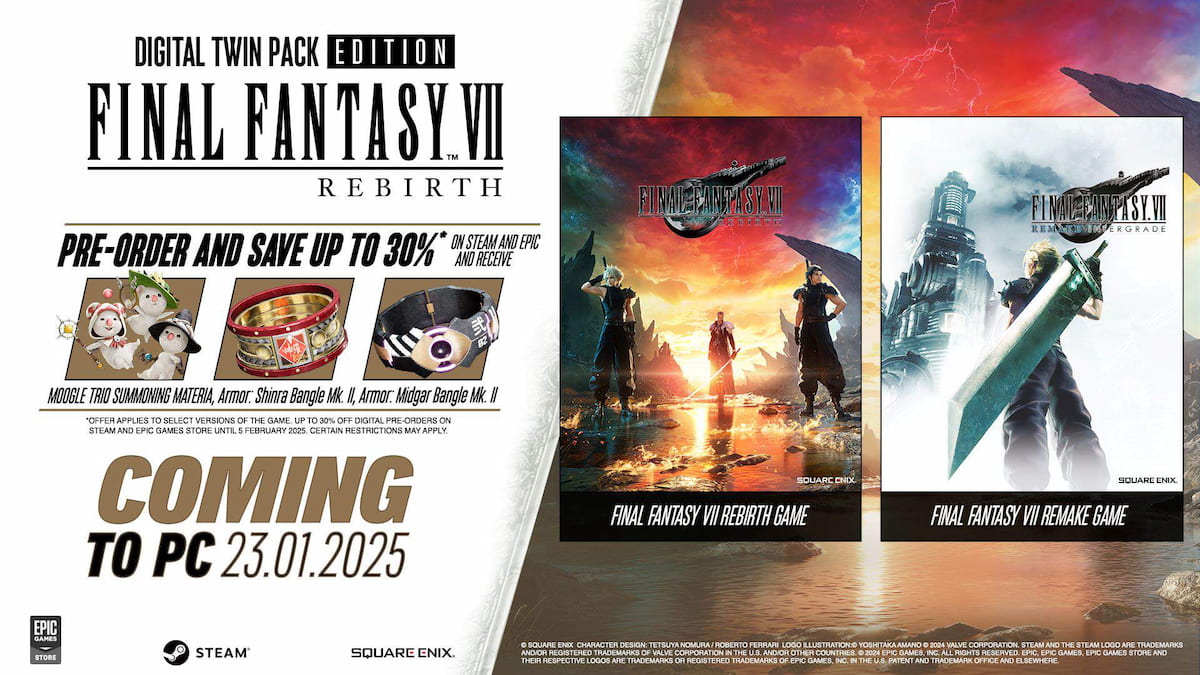 Final Fantasy 7 Rebirth PC System Requirements and Pre-Order Bonus