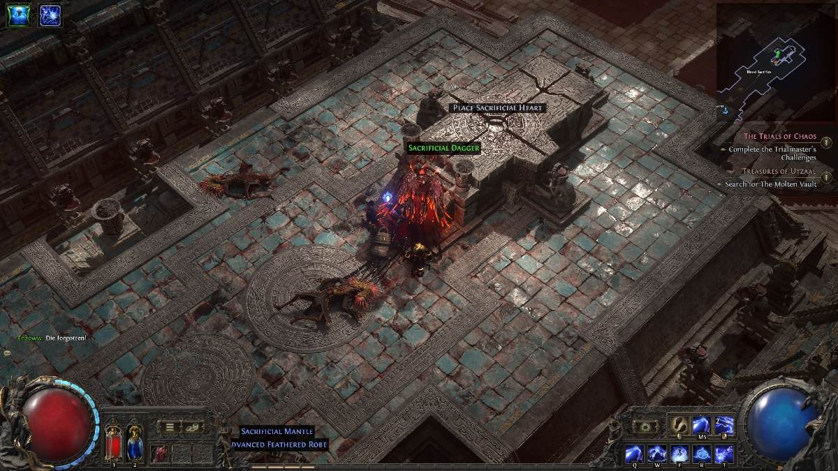 Où sacrifier le cœur sacrificiel dans Path of Exile 2