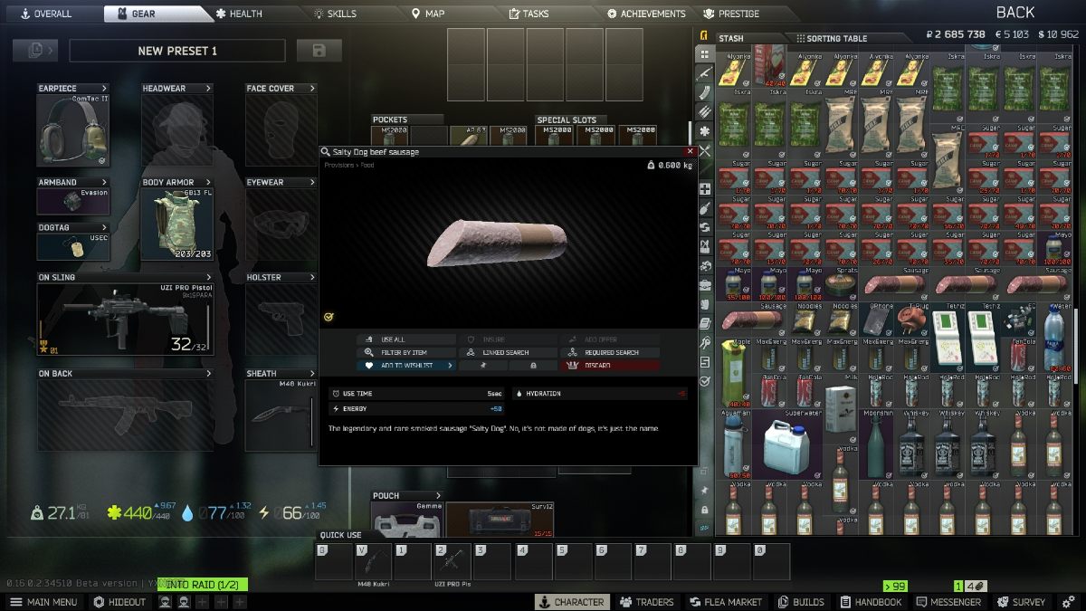 Where to Get Salty Dog Beef Sausages in Escape from Tarkov - Prima Games
