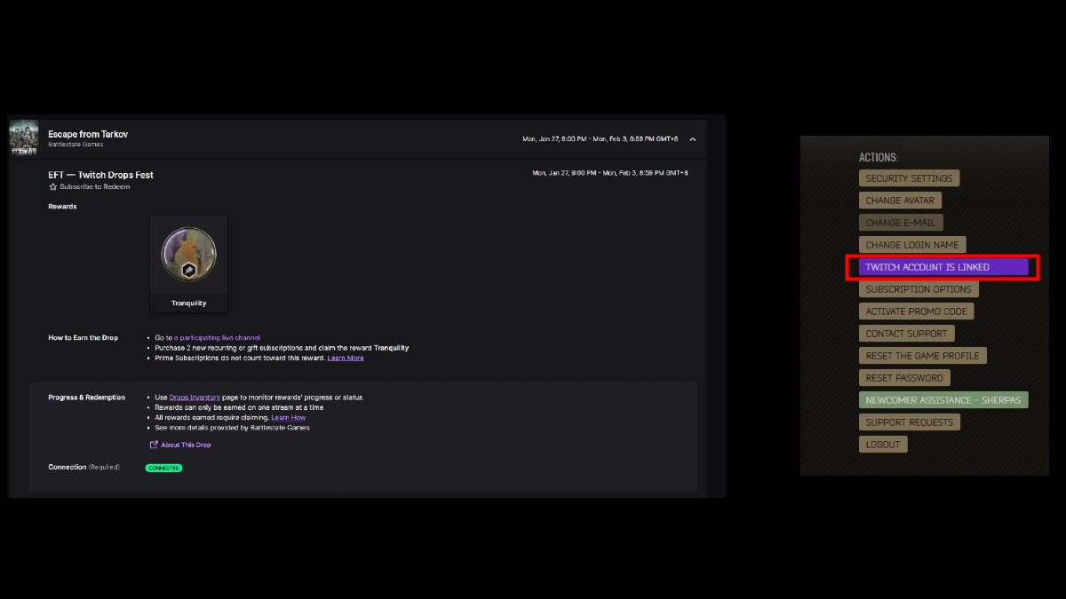 How to Get the Tranquility Hideout from Twitch Drop Subs in Escape from ...