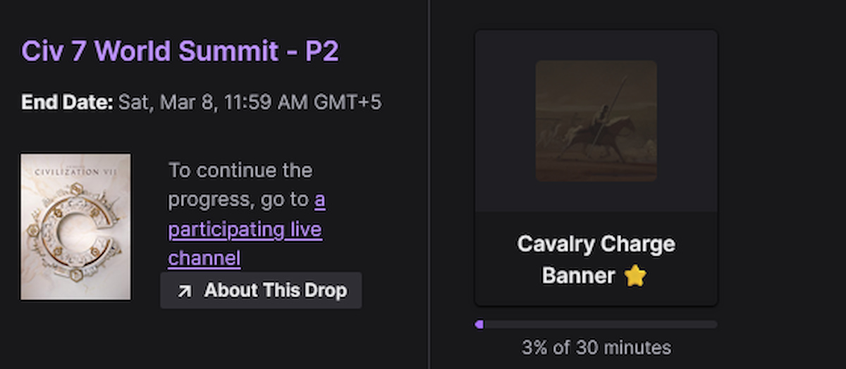 How To Get the Civilization 7 Twitch Drops