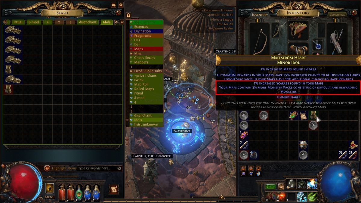 Complete List of Idol Affixes in Path of Exile Legacy of Phrecia ...