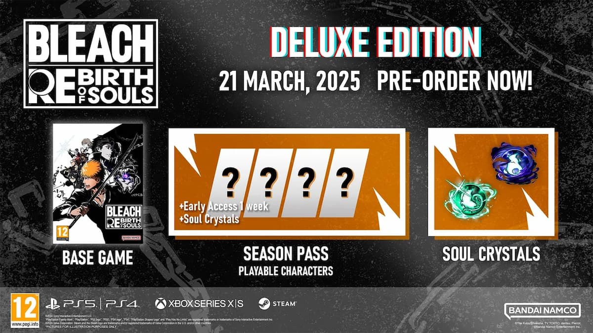 BLEACH Rebirth of Souls Pre-Order Bonus and System Requirements