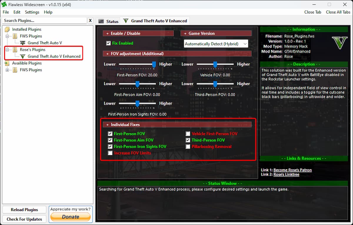How To Adjust the FOV in GTA V Enhanced on PC
