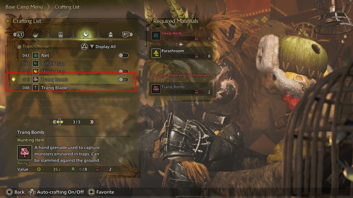 Is There a Way to Buy Traps and Tranq Bombs in Monster Hunter Wilds?