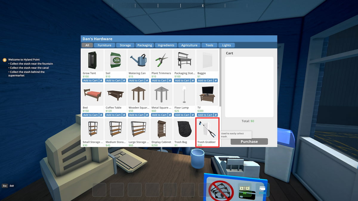 How To Pick More Trash in Schedule 1 and Sell It