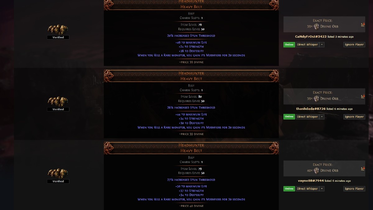 Most Expensive Items in Path of Exile 2 Dawn of the Hunt - Prima Games