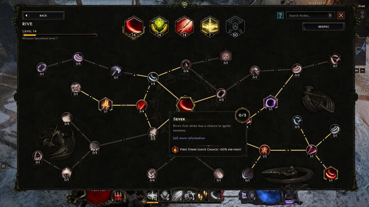 Rive and Specialization: