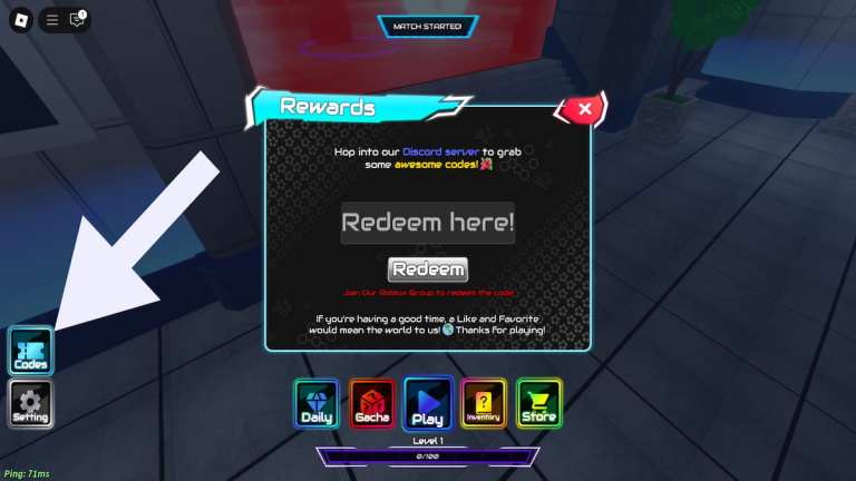 Since Project Egoist has come out you can now redeem codes in the following way: