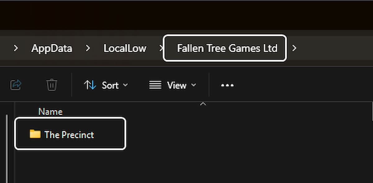 The Precinct Save File Location on PC