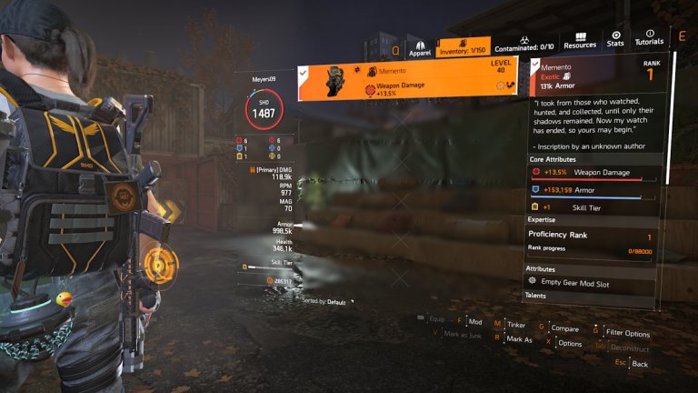 How to Get The Memento Exotic Backpack in The Division 2 - Prima Games