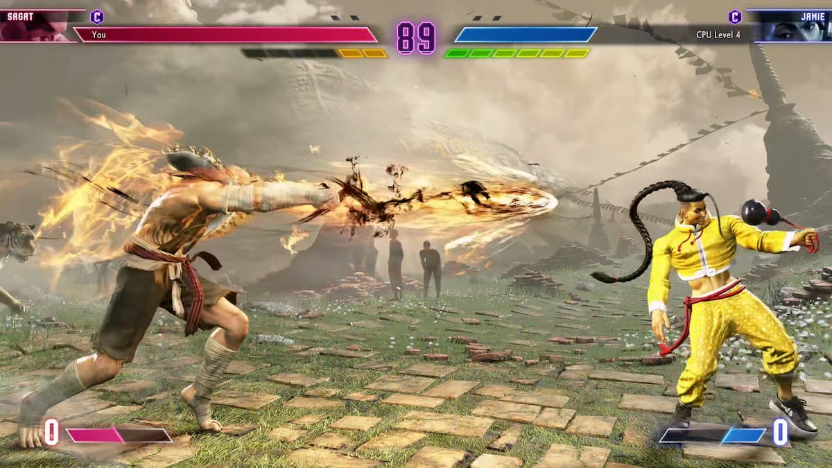 Sagat Complete Command List for Street Fighter 6