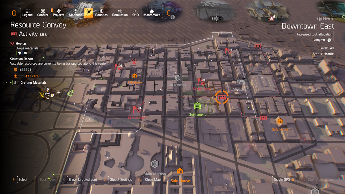 The prompt for the first activity is “Disrupt Hyena operations wherever ...