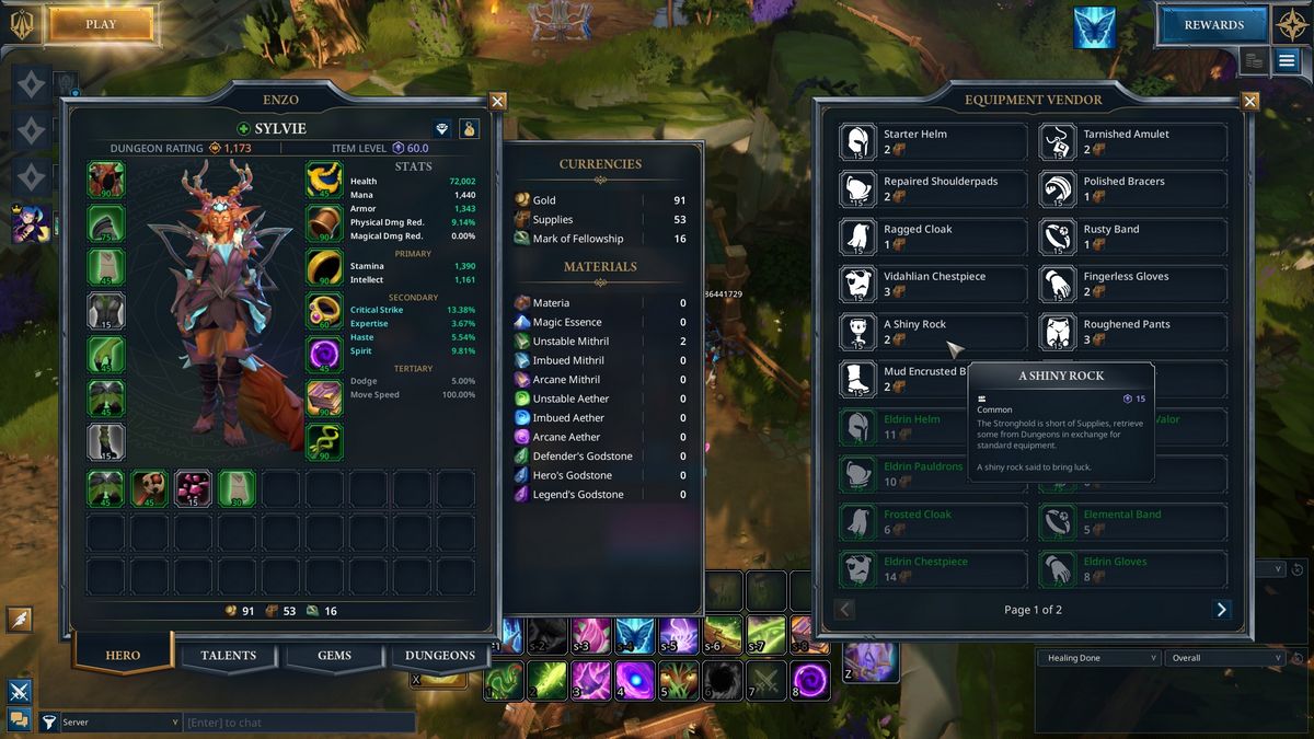 You can buy the Item Level 15 equipment from Quartermaster Novak or the ...