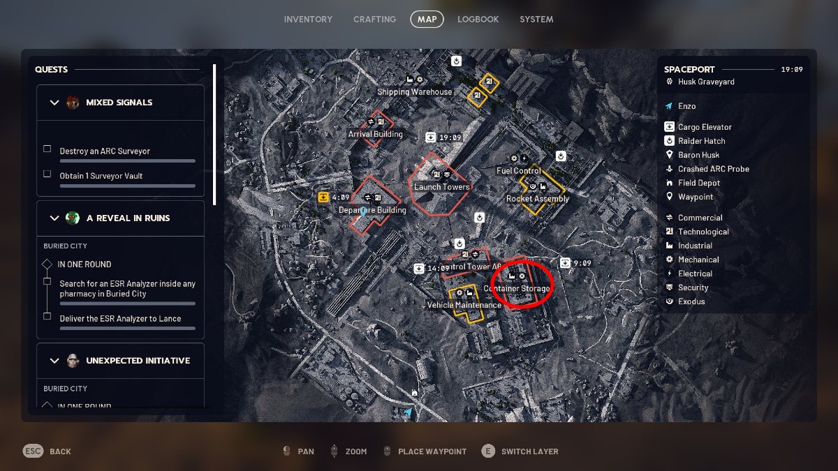 Best Loot Spots in Spaceports in ARC Raiders