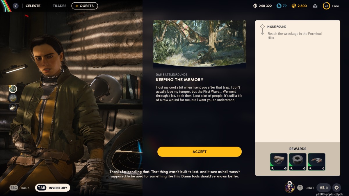 Comment terminer la quête Keeping the Memory dans ARC Raiders