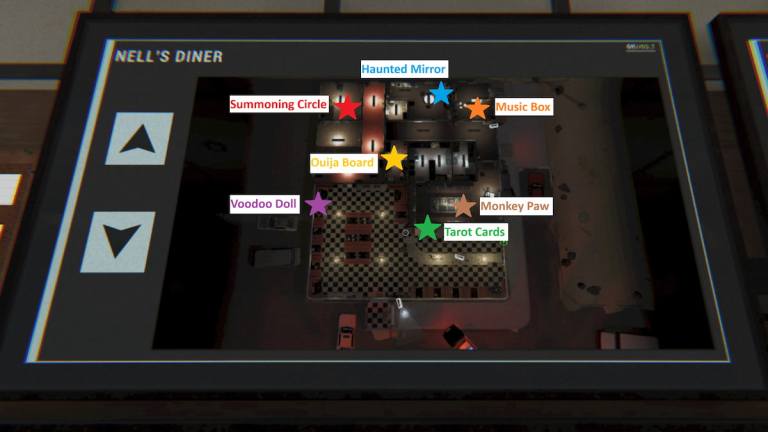 Phasmophobia Nell's Diner Map Guide - Prima Games