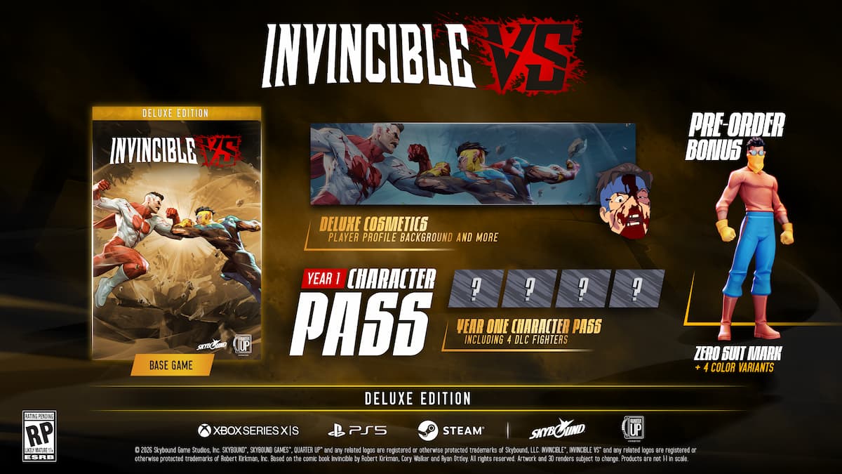 Invincible VS Pre-Order Bonus, Pricing and Each Edition Detailed