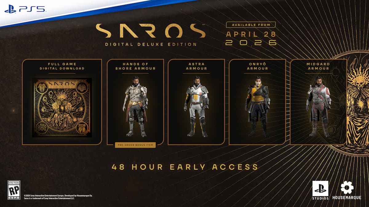 Saros Pre-Order Bonus, Pricing and Deluxe Edition Detailed
