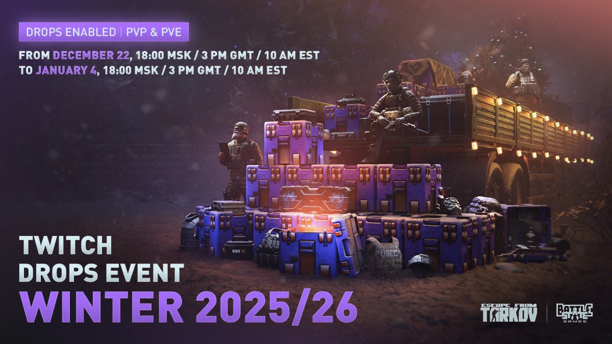 Escape from Tarkov Winter and New Year 2025 Twitch Drops Details ...