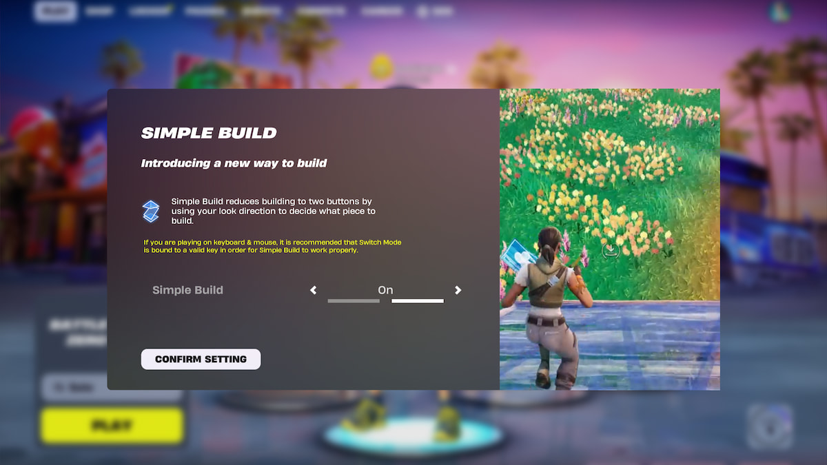 Cómo desactivar la construcción simple en Fortnite - Guia Gamer