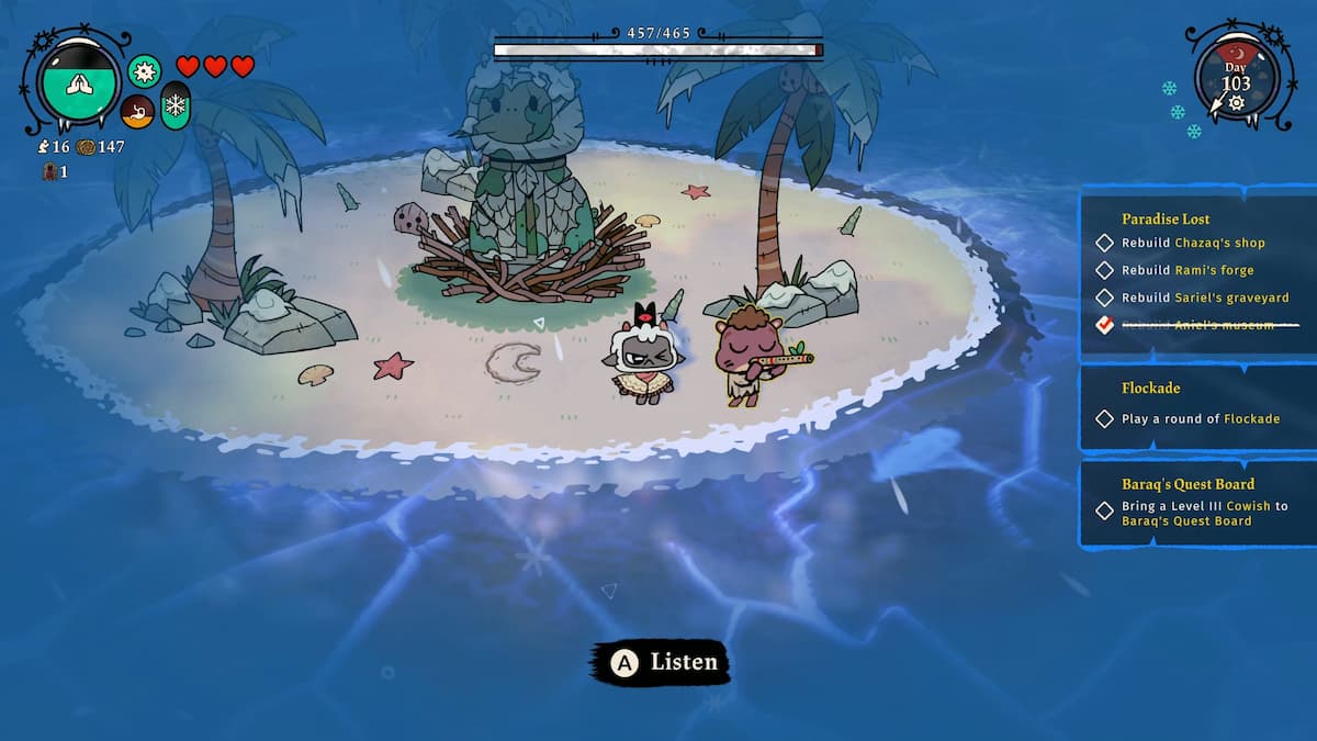 Cult of the Lamb WoolhavenでRiver Boyのトリビュートを見つける方法 - Guia Gamer