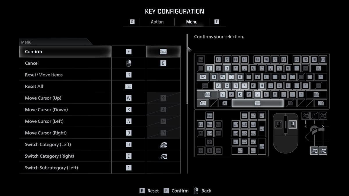 Resident Evil Requiem Complete Control (for PC and controller)