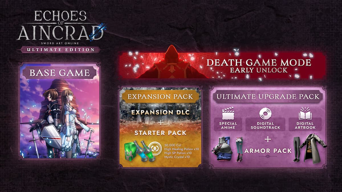 Echoes of Aincrad Pre-Order Bonus, Editions, and Pricing Detailed ...