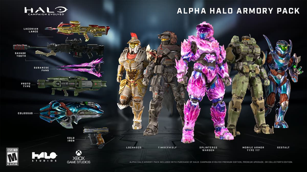 Halo Campaign Evolved tranca manual digital na Premium Edition