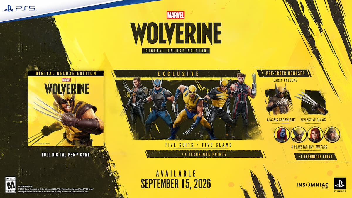 Se detalla el bono de reserva y la edición Deluxe de Marvel's Wolverine ...