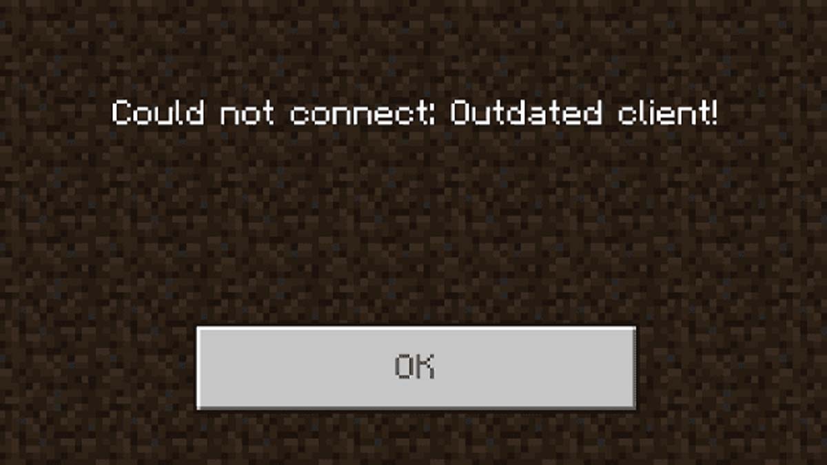 How To Fix Couldnt Connect To Outdated Client Error In Minecraft