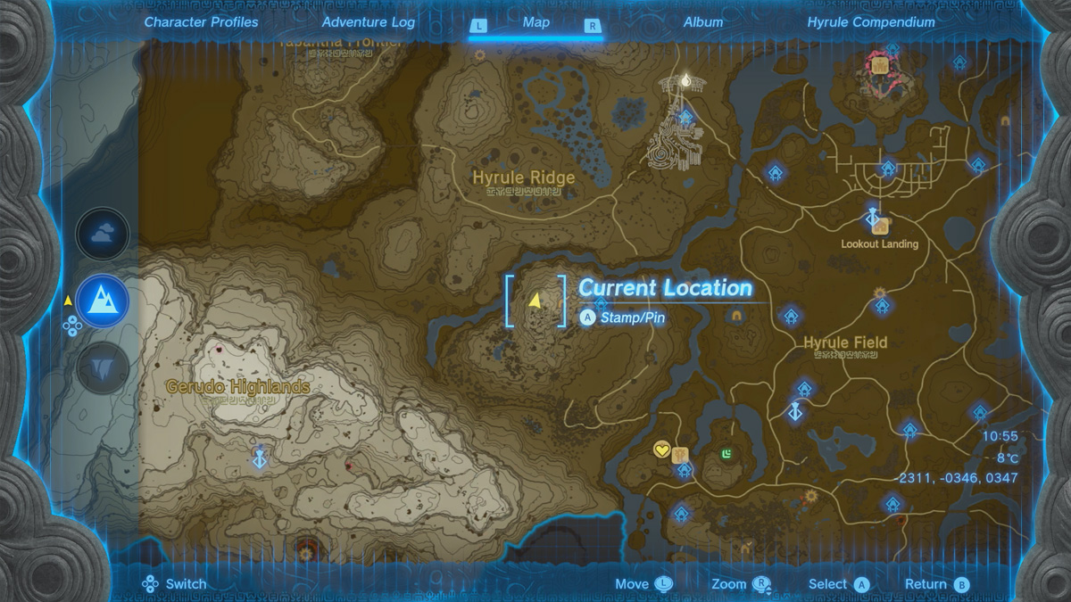 Tears Of The Kingdom Satori Mountain Map